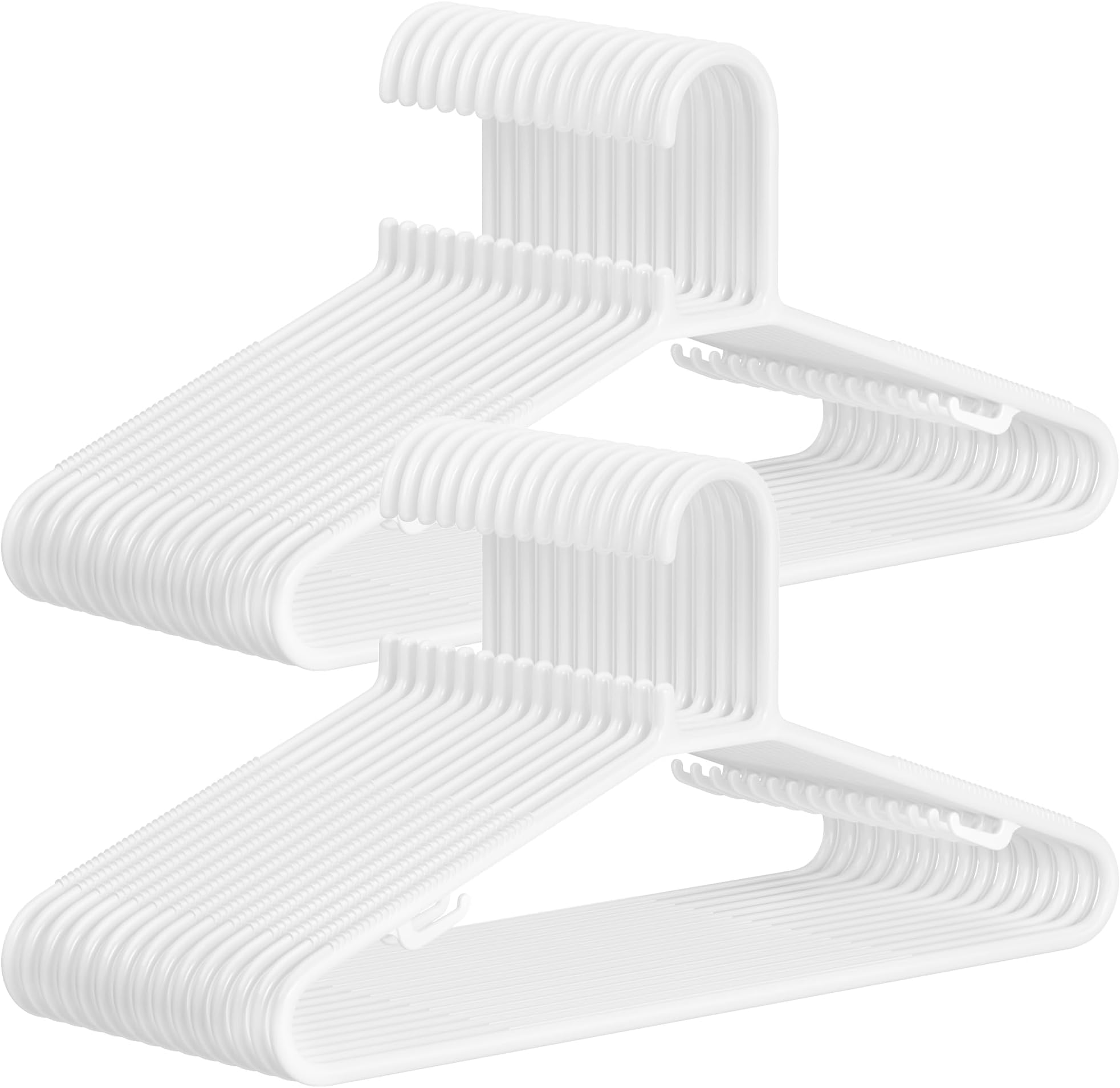 Amazon.com: Lifemaster Plastic Clothes Hanger Set - 30 Pieces Versatile ...