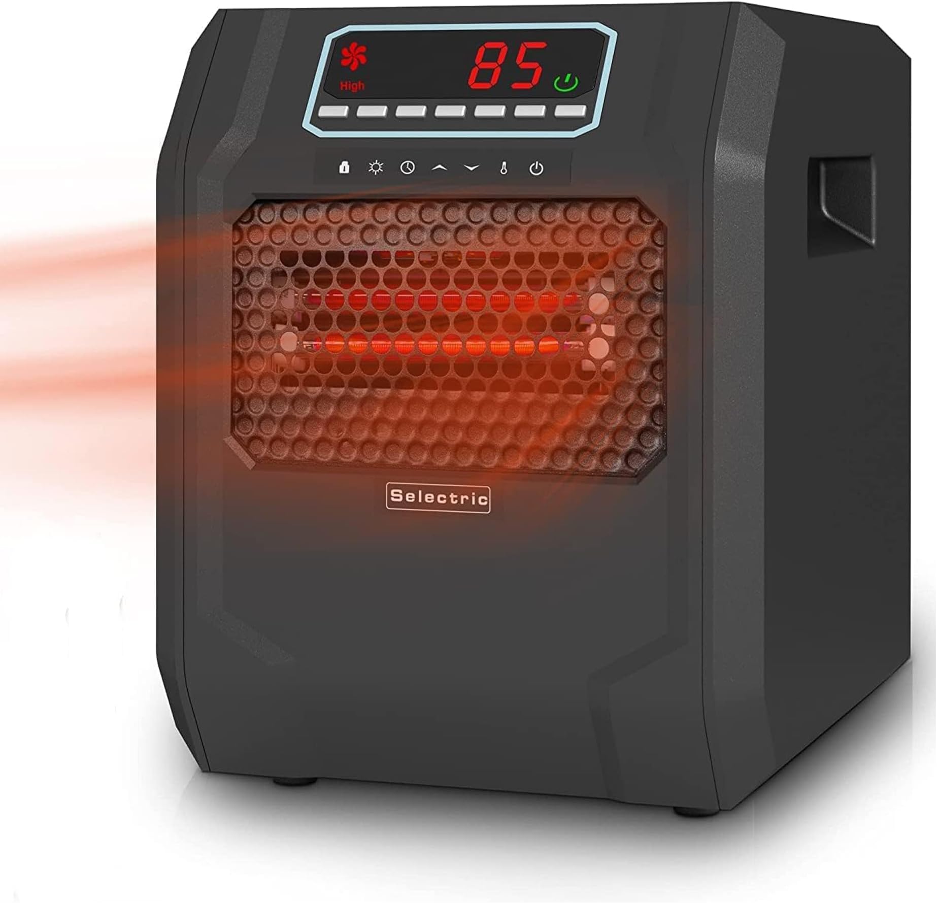 Amazon.com: 750W/1500W Electric Infrared Quartz Heater w/Remote Control ...
