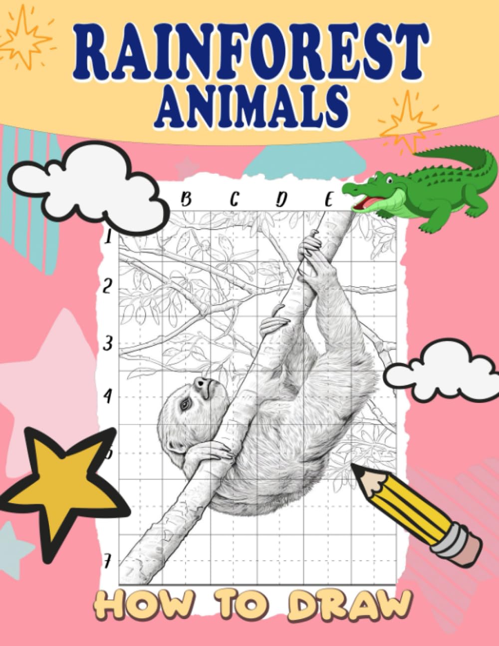 How To Draw Rainforest Animals: Colorful and Educational Drawing Guide ...