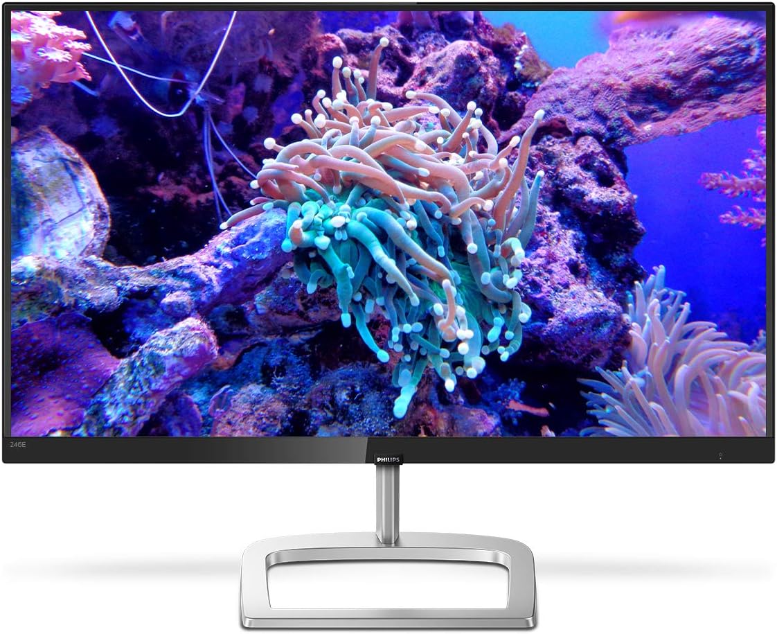PHILIPS 246E9QJAB/94 23.8" IPS Panel, LED Monitor 3W x 2 Speaker, HDMI ...