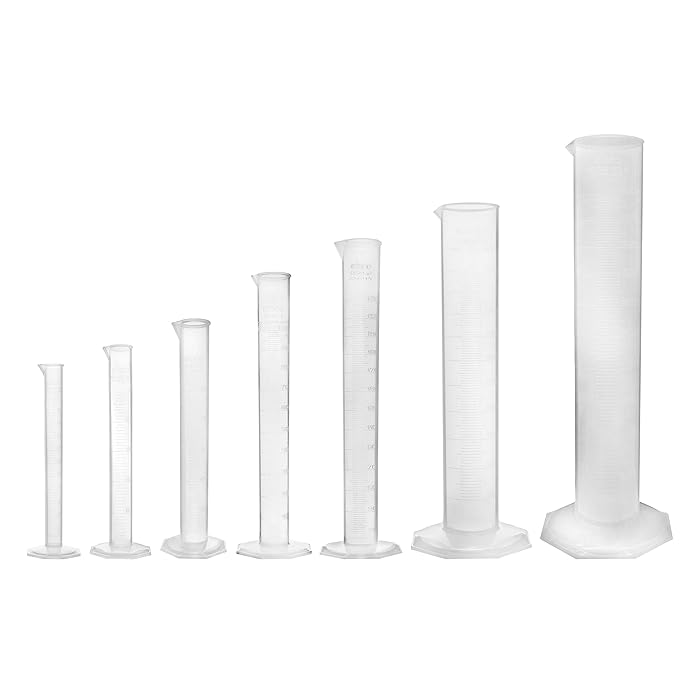 Buy 7pc Polypropylene Cylinder Set - Class B - 10ml, 25ml, 50ml, 100ml ...
