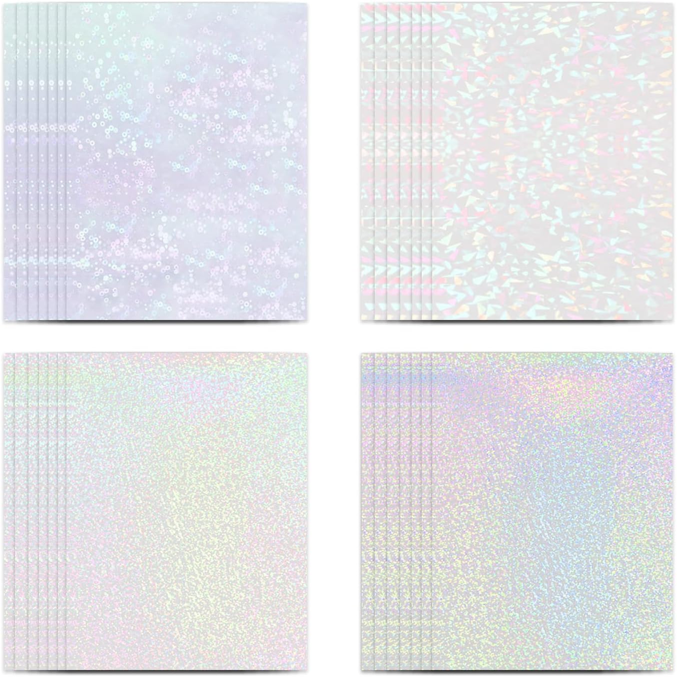 Amazon.com : UOKHO Printable Holographic Sticker Paper for Your Ink Jet ...