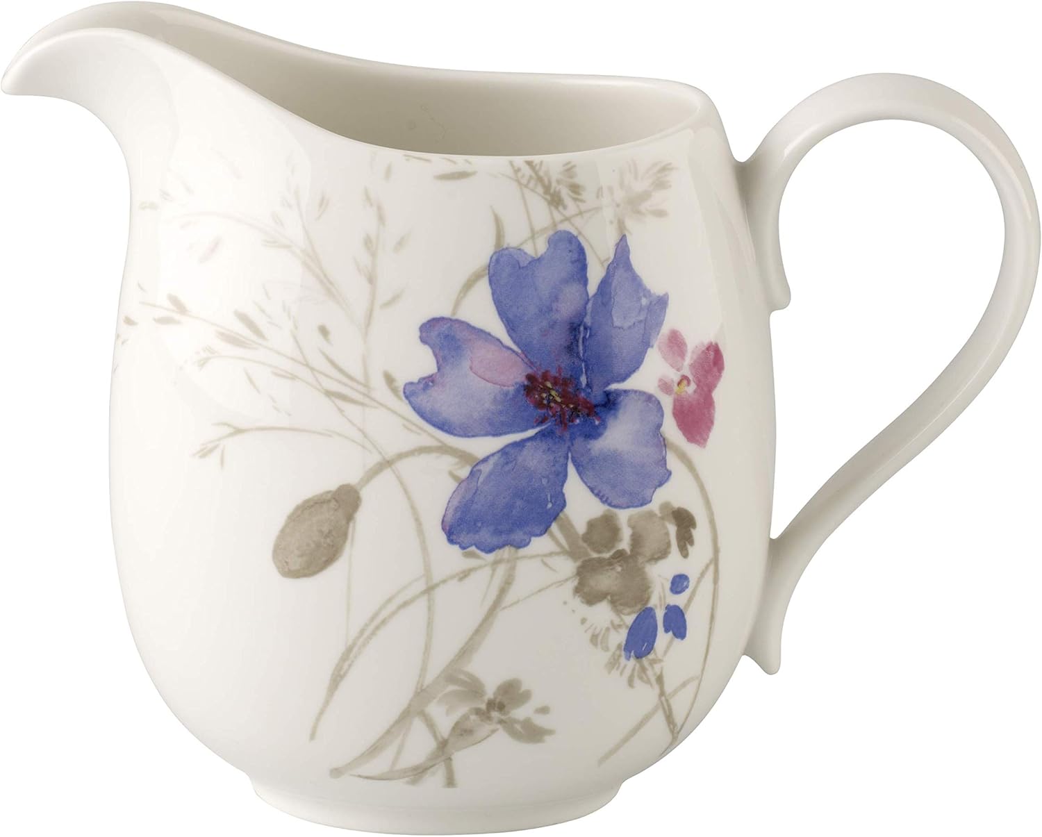 Villeroy & Boch Mariefleur Gris 1041040710 0.60 Litre Basic Milk Jug ...