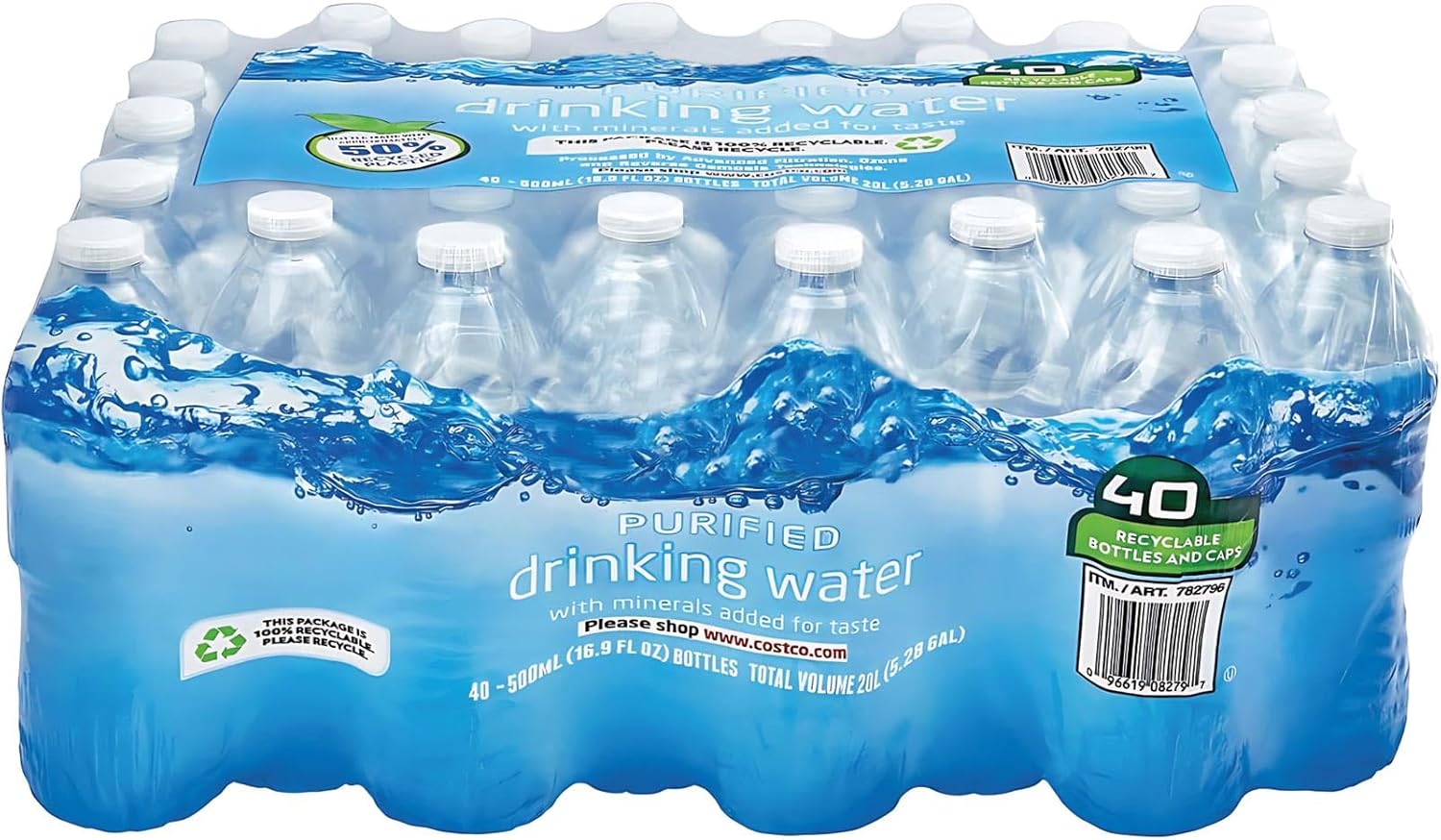 Kiirklaand Signature Spring Still Water - 40 x 500ml | Sourced from ...