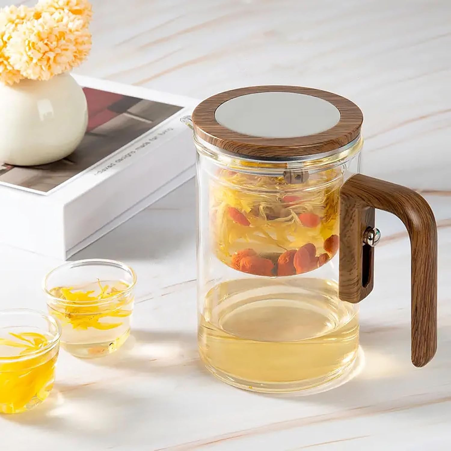 Amazon.com: Magic Teapot With Infuser,Magic Tea Pot,Capacity Magical ...