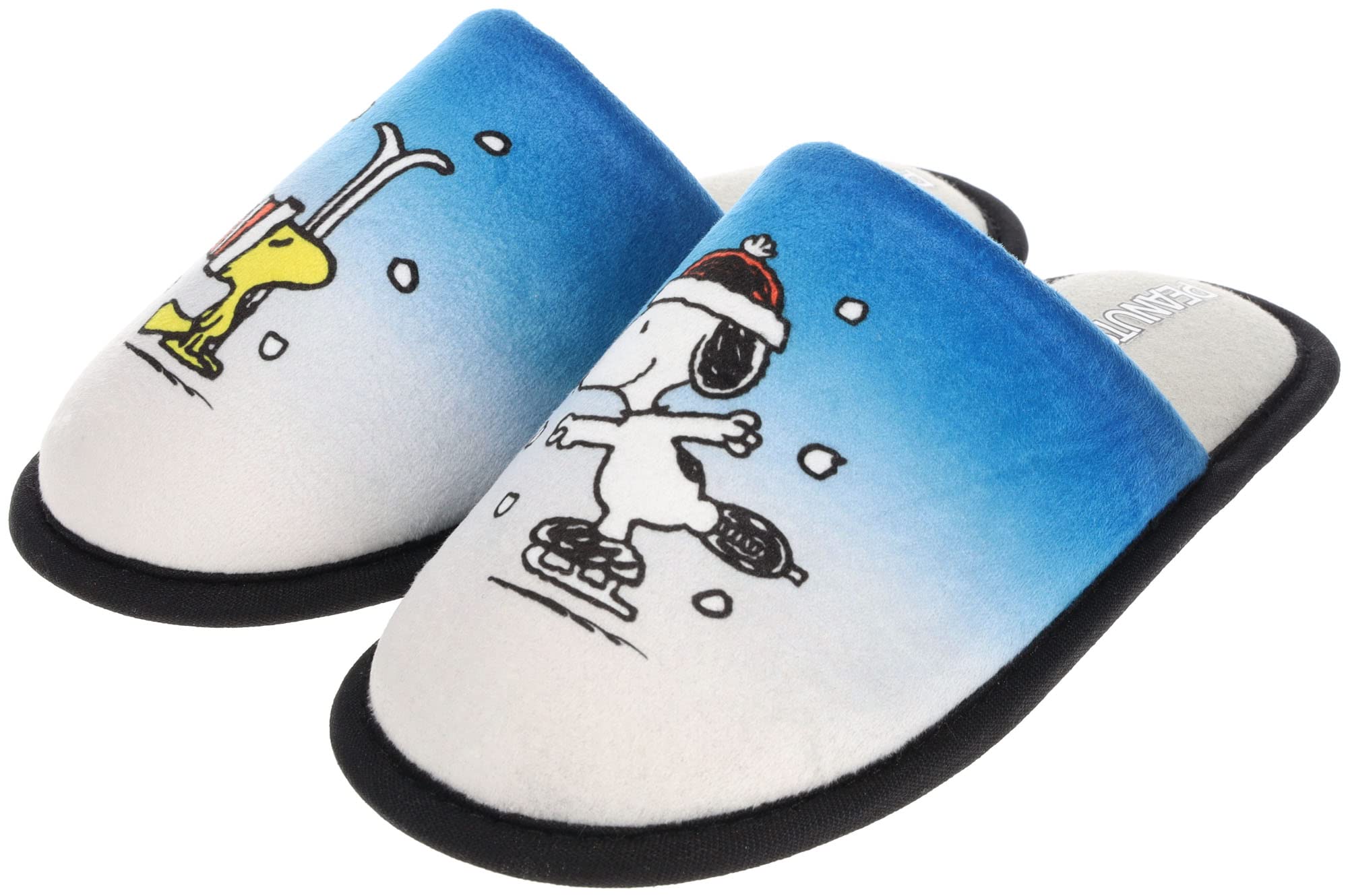 Amazon.com | Peanuts Family Slippers, Mismatch Holiday Scuff Snoopy ...