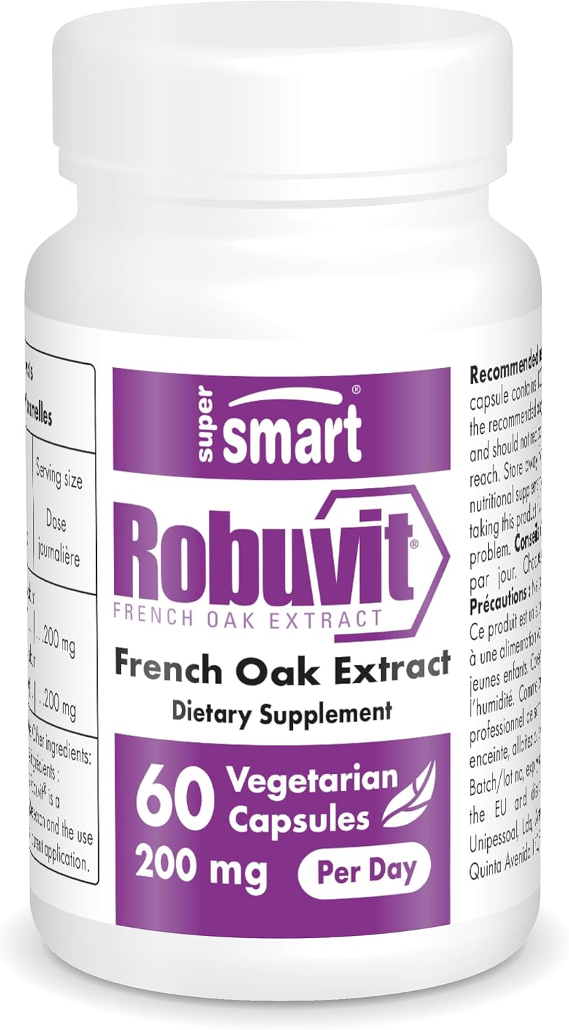 Supersmart - Robuvit ® 100 mg - French Oak Wood Extract for Stress ...