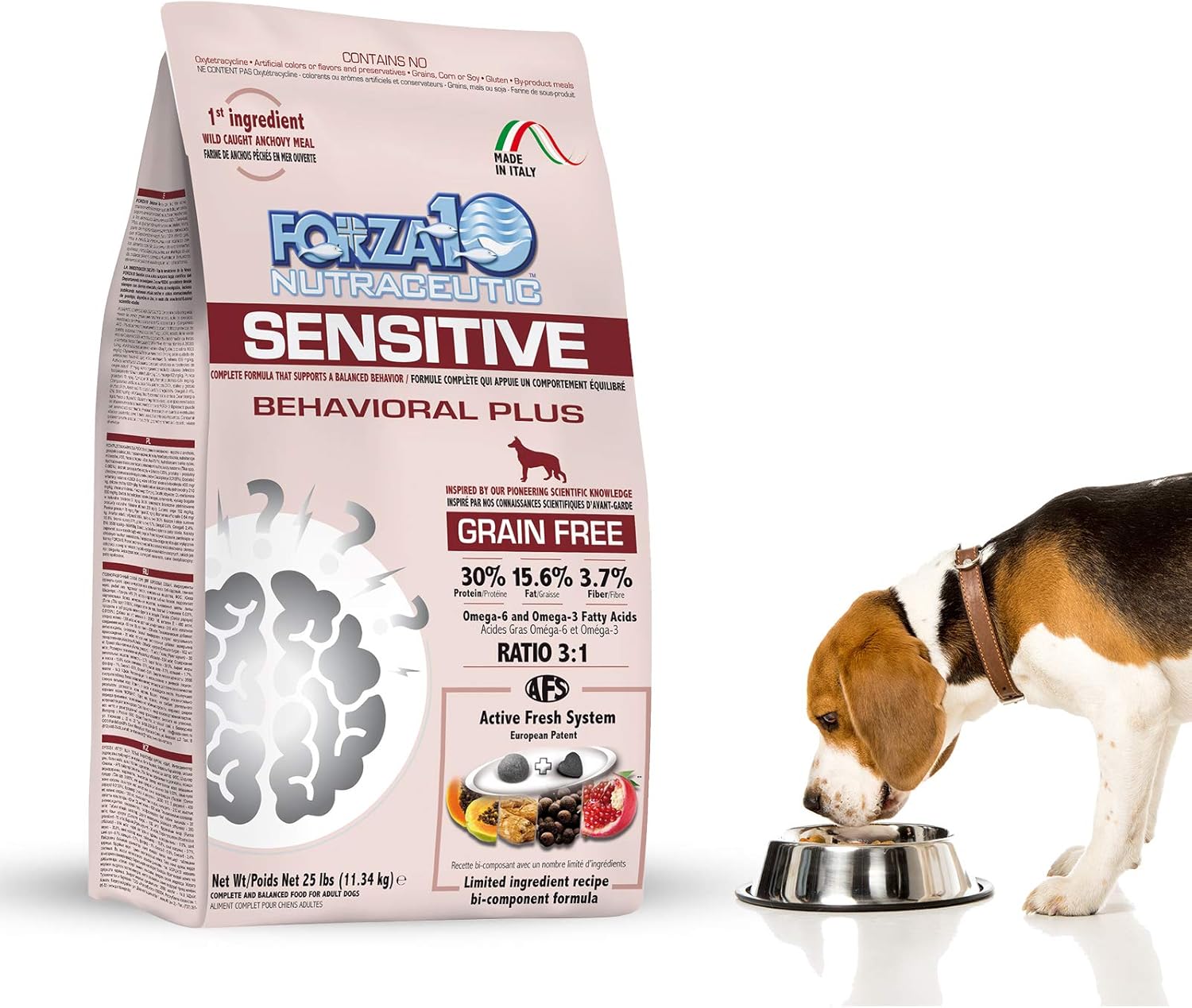 Amazon.com: Forza10 Sensitive Behavioral Dry Dog Food, Grain Free ...