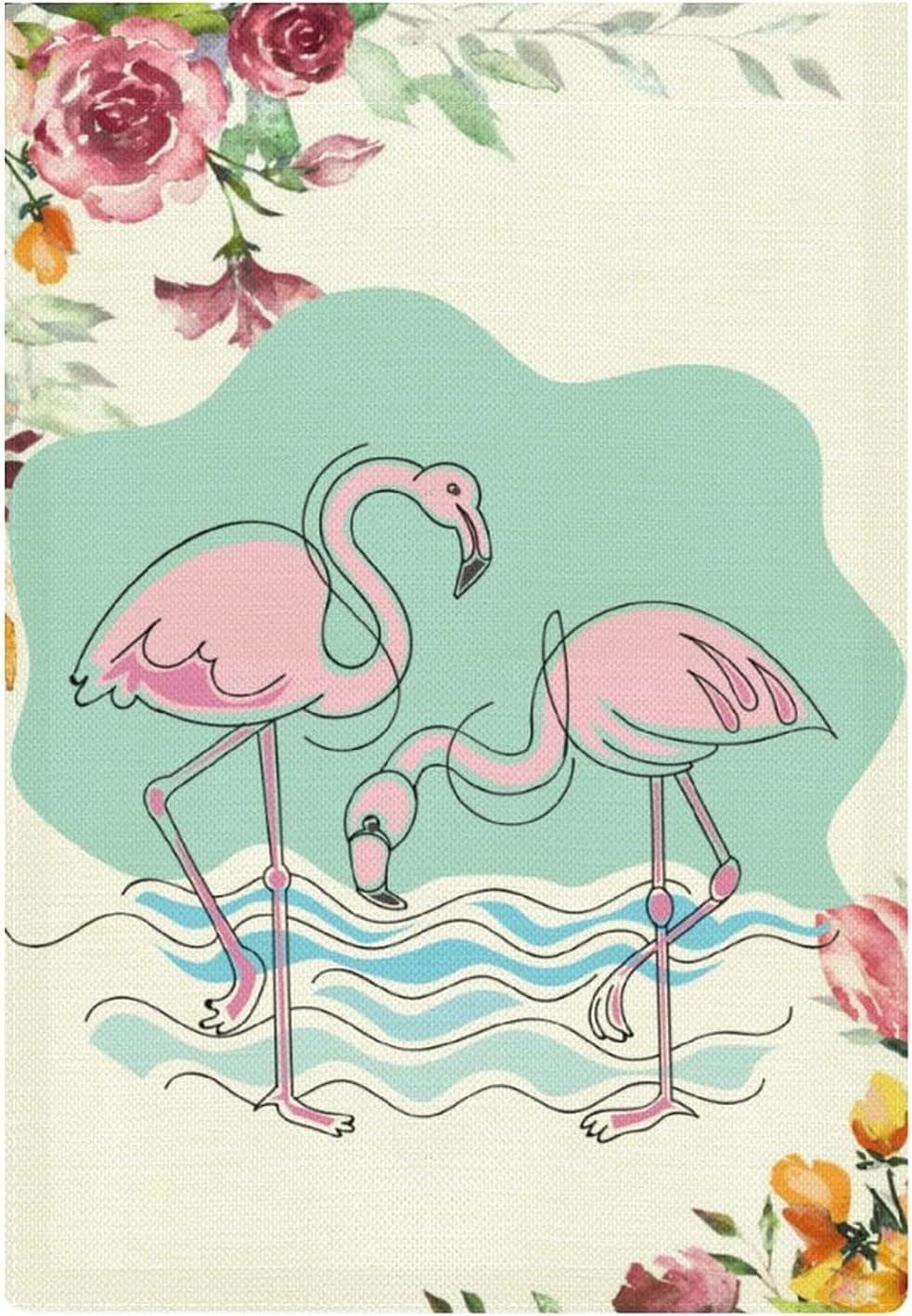 12" x 18" Garden Decorative Flag, Farmhouse Flag, Flamingo Bird Pink ...