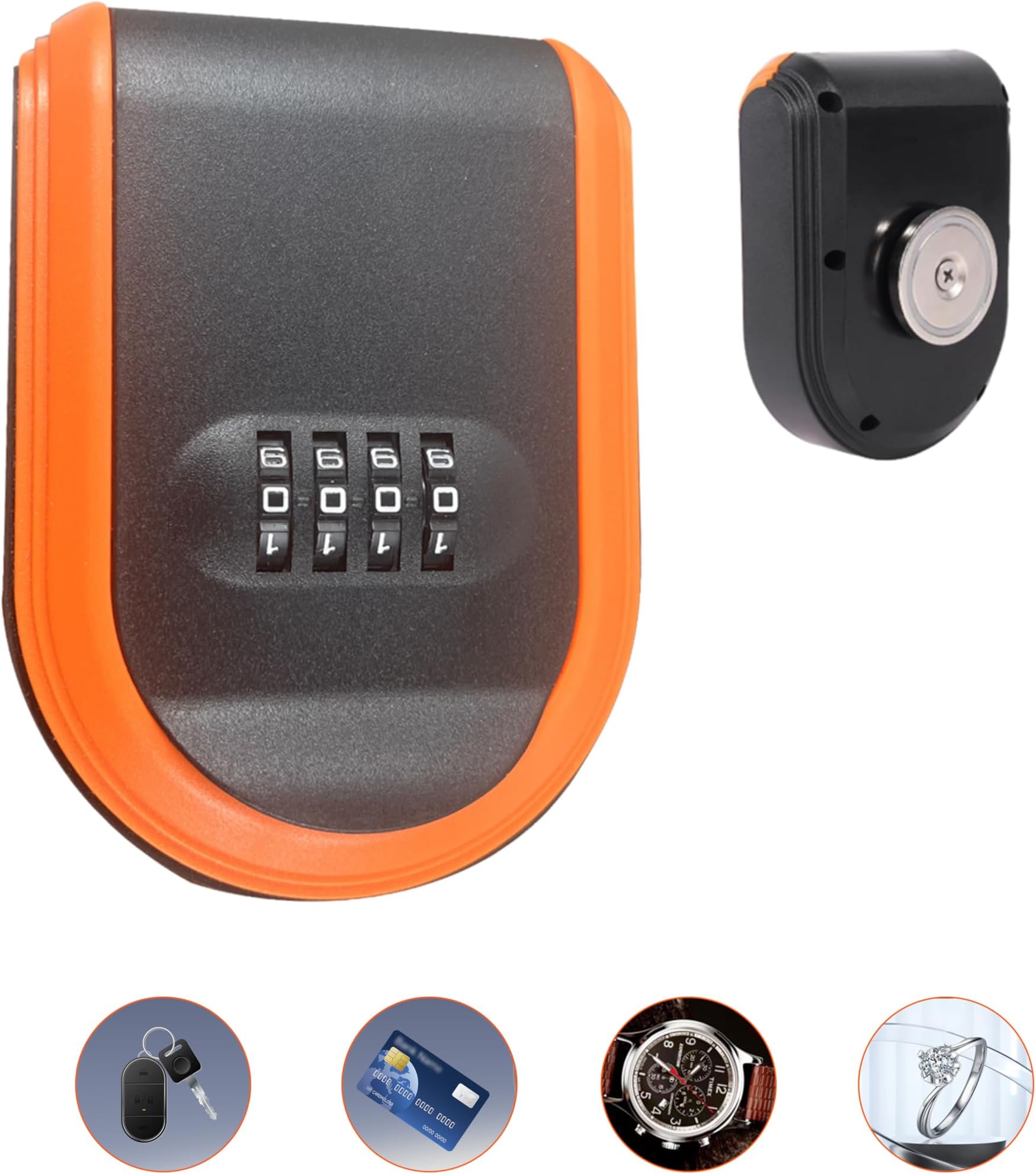 Amazon.com: ldmdsz 2Pack Magnetic Key Box for Under Car Hidden Key ...