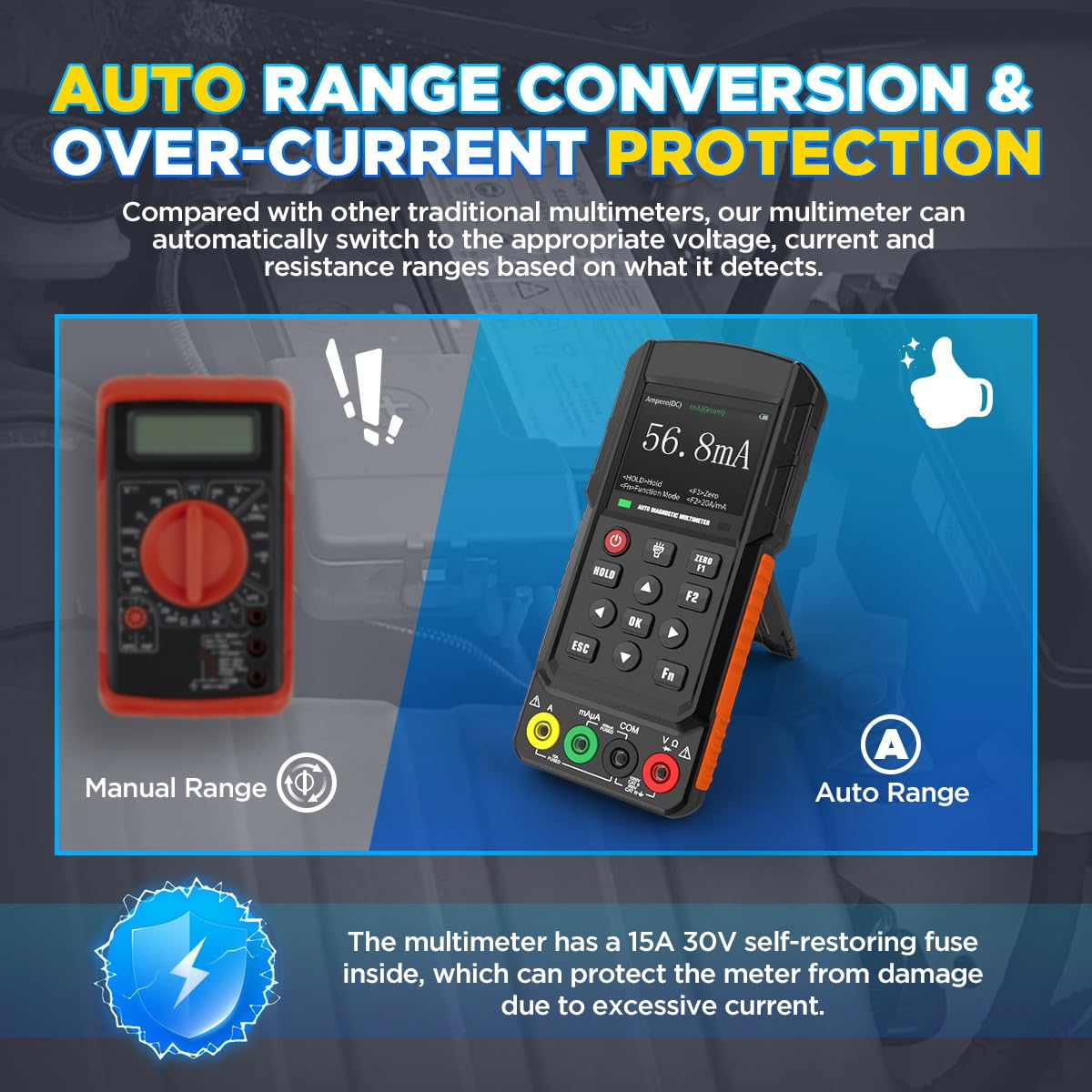 Snapklik.com : Oscilloscope Multimeter Auto-Ranging TRMS Digital ...