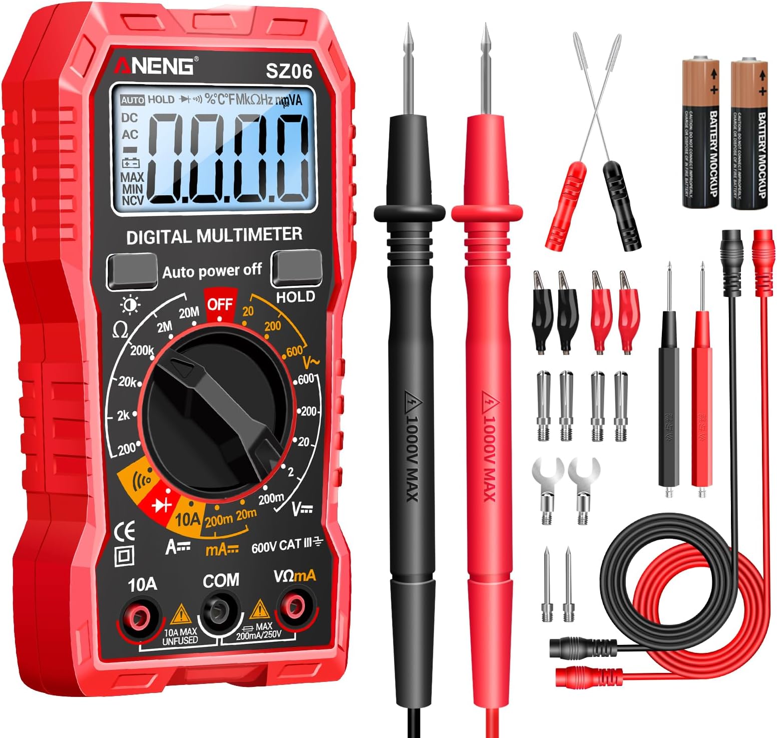 Amazon.com: TRUPER MUT-39 Professional Digital Multimeter : Tools ...