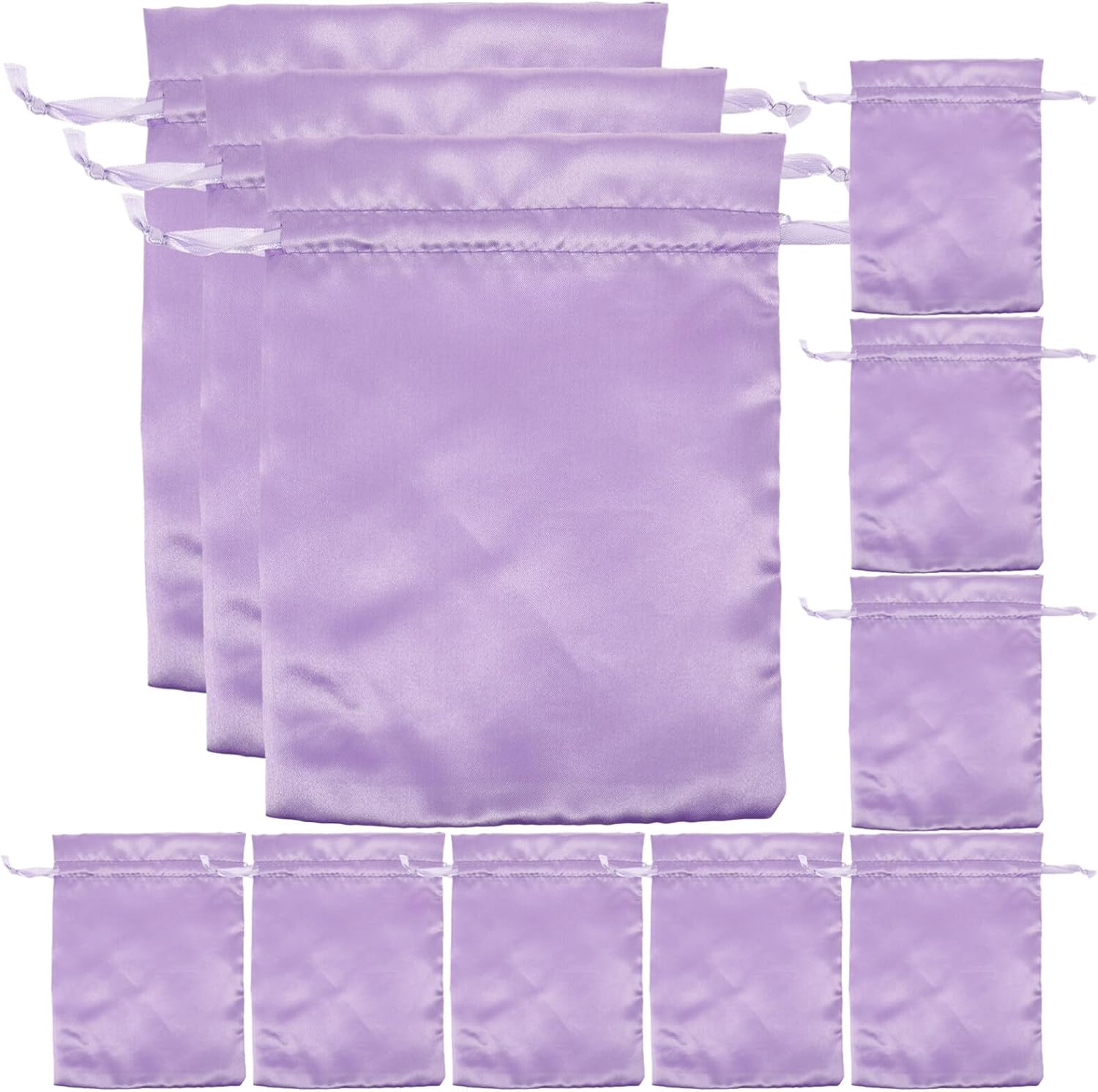 Amazon.com: NOLITOY Wig Satin Bags, 10pcs Wig Storage Bags Hair ...