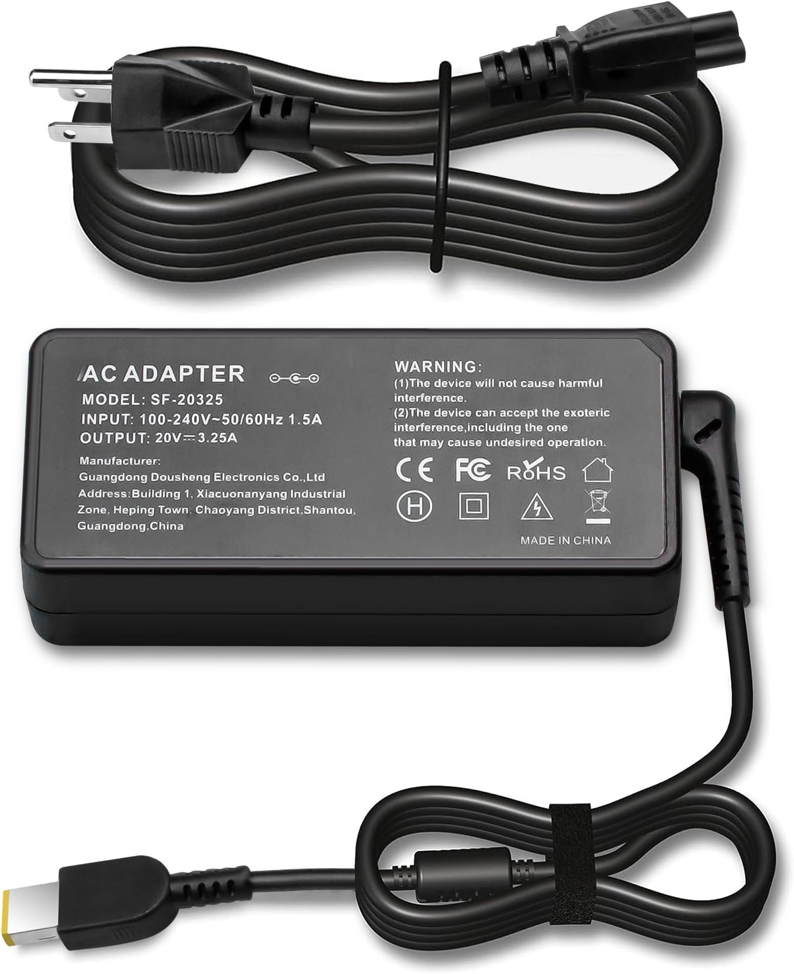 Amazon.com: 65W 45W for Lenovo Thinkpad Charger T470 T440S T480 T490S ...