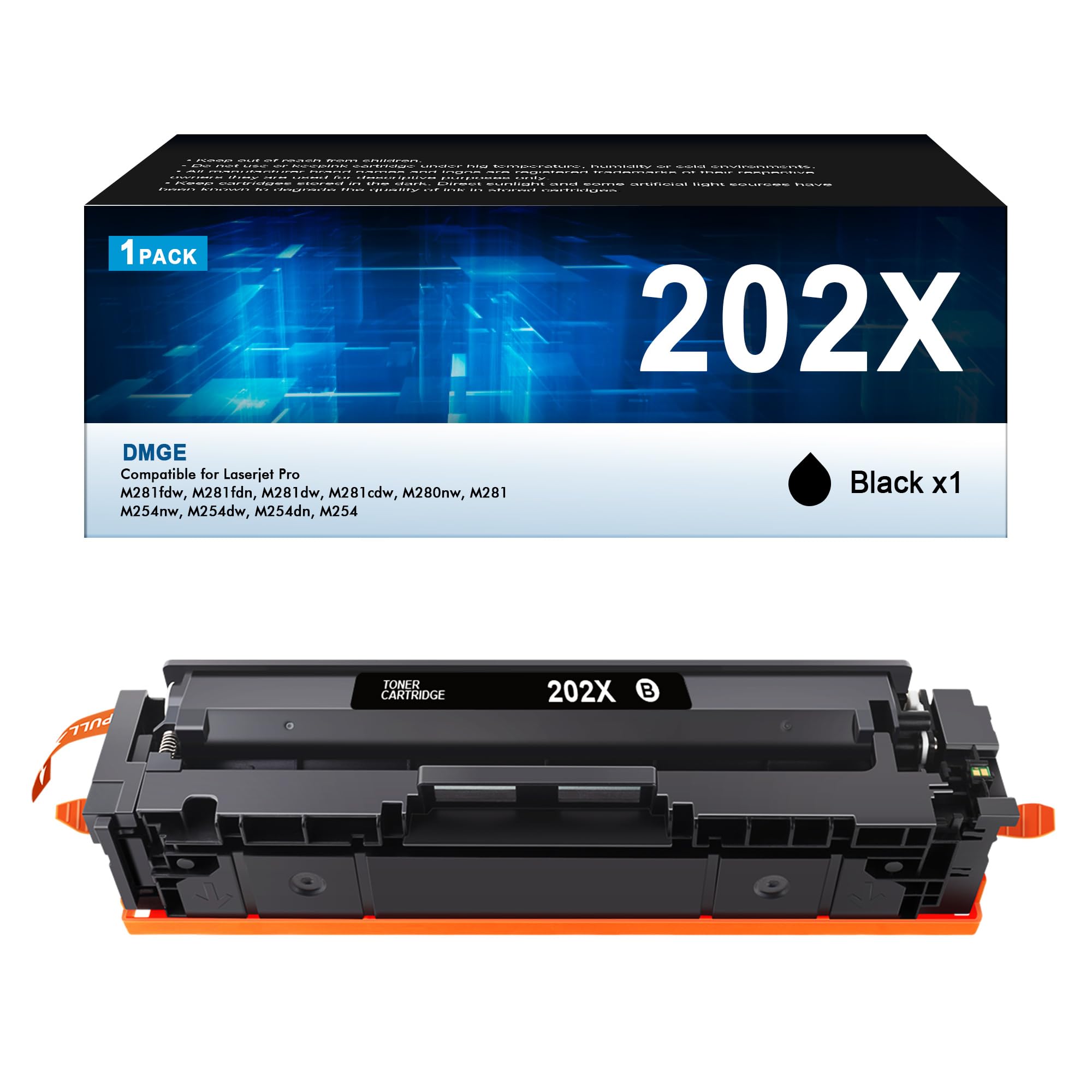 Amazon.com: 202X Toner Cartridges Black - High Yield 1 Pack Compatible ...