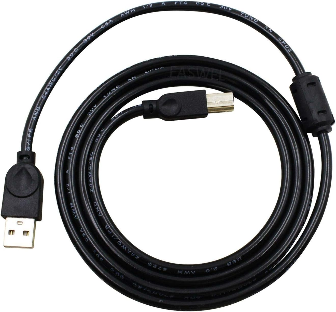 Amazon.com: yan BLK USB Cord Cable for Behringer SD8 I/O Stage Box ...
