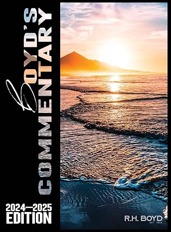 Boyd's Commentary 2024-2025: R.H. Boyd Publishing: 9798886351828: Amazon.com: Books