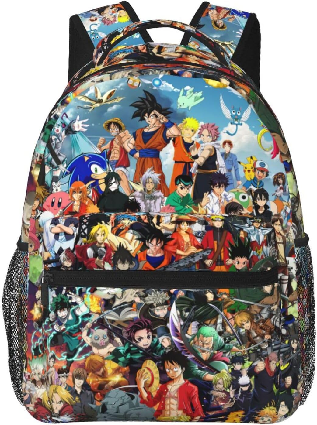 Amazon.com | NDXKGJBGW Anime Backpack School Bookbag Computer Shoulders ...