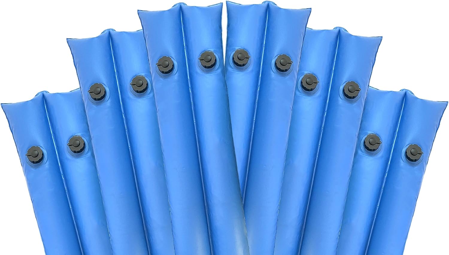 8' Double Chamber Pool Water Bags (6 Pack), Heavy Duty 0.4 mm (20 Gauge ...