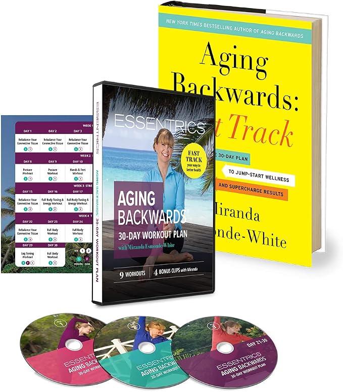 ESSENTRICS Aging Backwards Kit: 30-day Workout Plan, Book, DVD ...