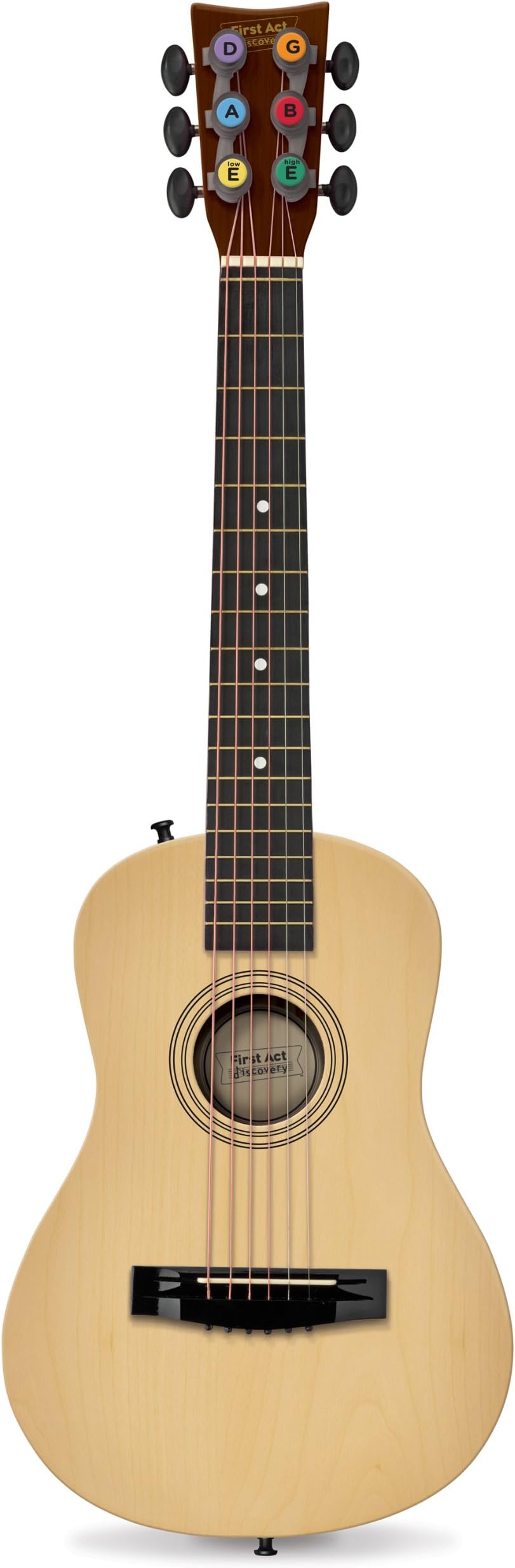 Amazon.com: First Act Discovery 30" Beginner Acoustic Guitar, Natural ...