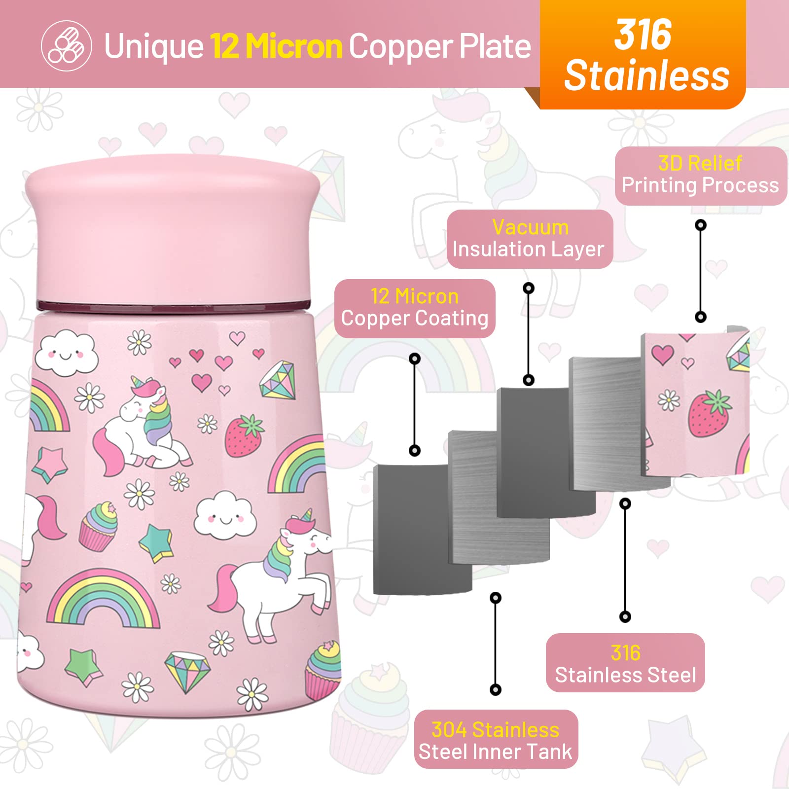 Snapklik.com : Charcy 9oz Thermo For Hot Food