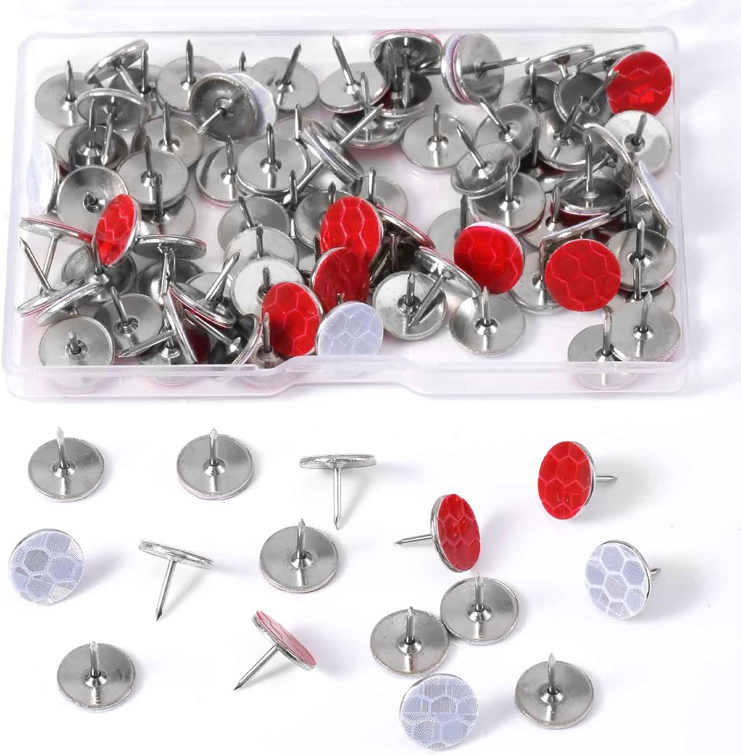 Amazon.com : XIHIRCD 100pcs Reflective Tacks, Bright Eyes Hunting Trail ...