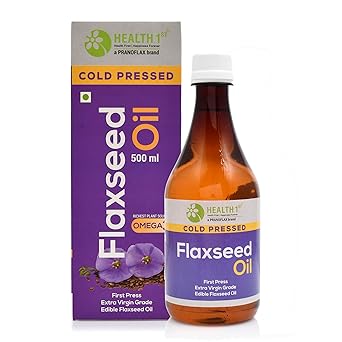 HEALTH 1st Cold Pressed Extra Virgin Flaxseed Oil (Alsi Oil), 500 ml ...