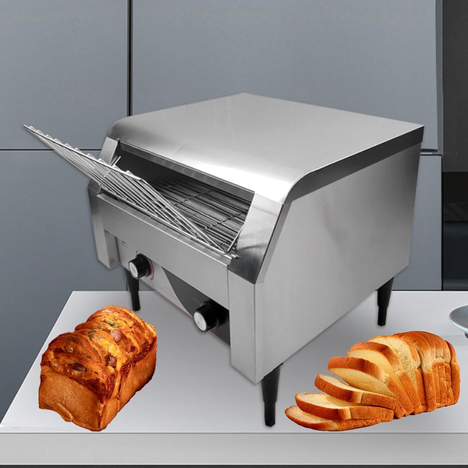 Amazon.com: Commercial Conveyor Toaster 150 Slices per Hour 110V/220V ...