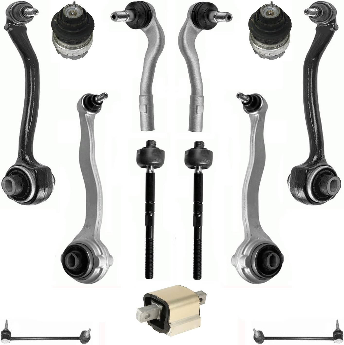 Amazon.com: For Mercedes W203 C Front Control Arms Ball Joints ENGINE ...