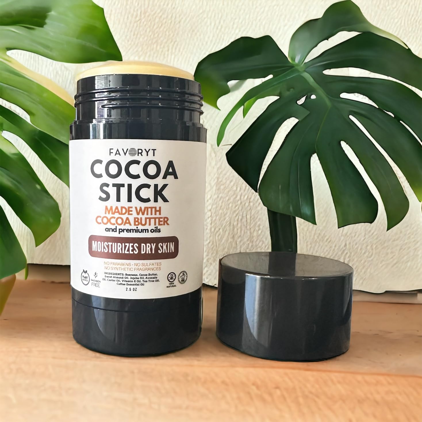 Amazon.com : FAVORYT Cocoa Butter Stick – All-Natural Moisturizing ...