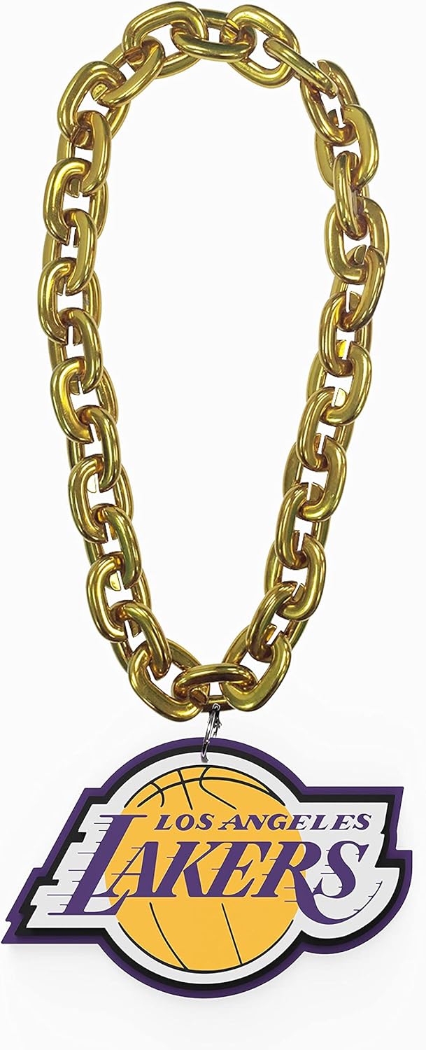 Amazon.com : Aminco Los Angeles Lakers NBA Fan Chain, Gold : Sports ...