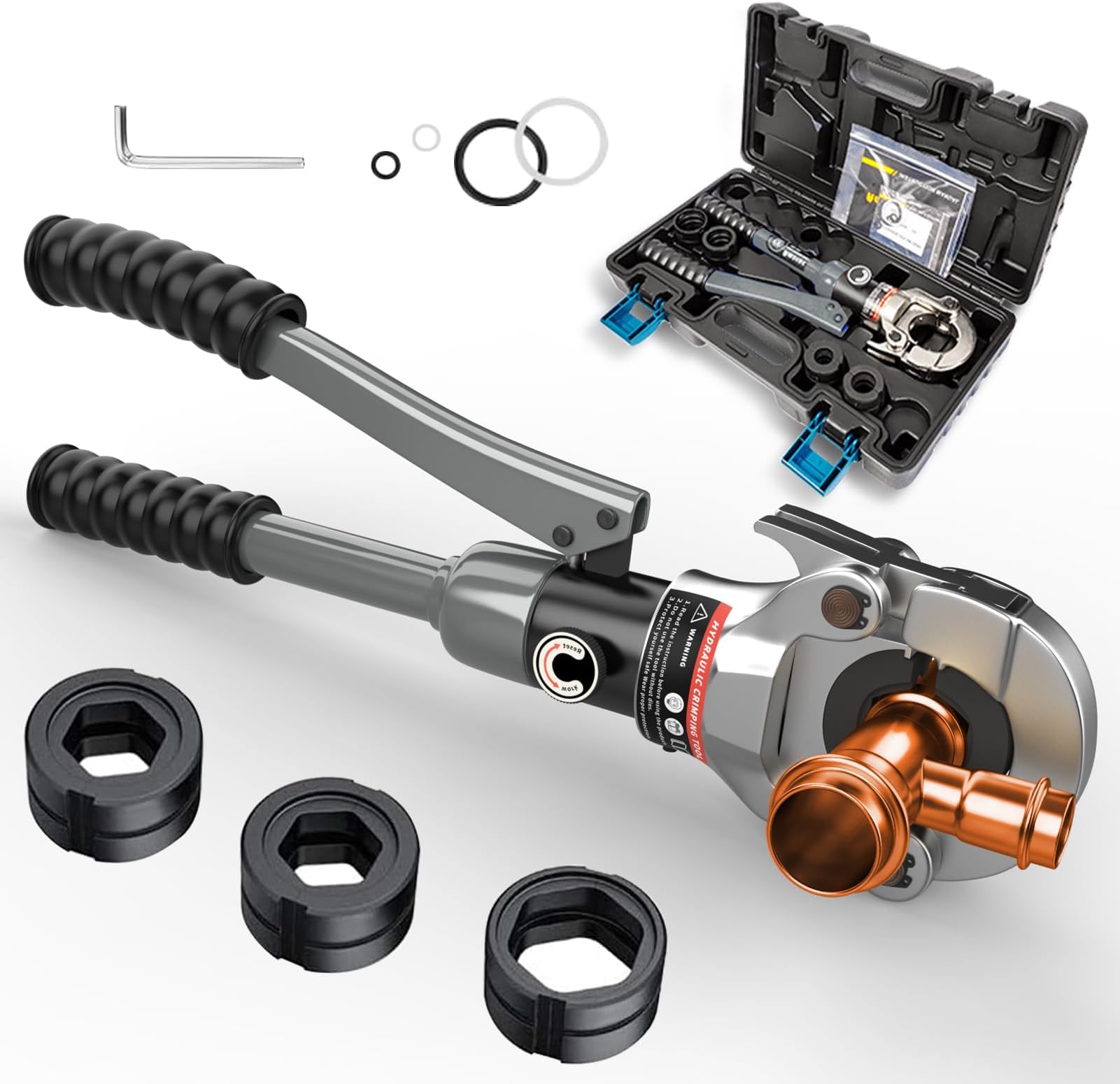 Boreykos Hydraulic Copper Tube Crimping Tool,Copper Pipe Fittings ...