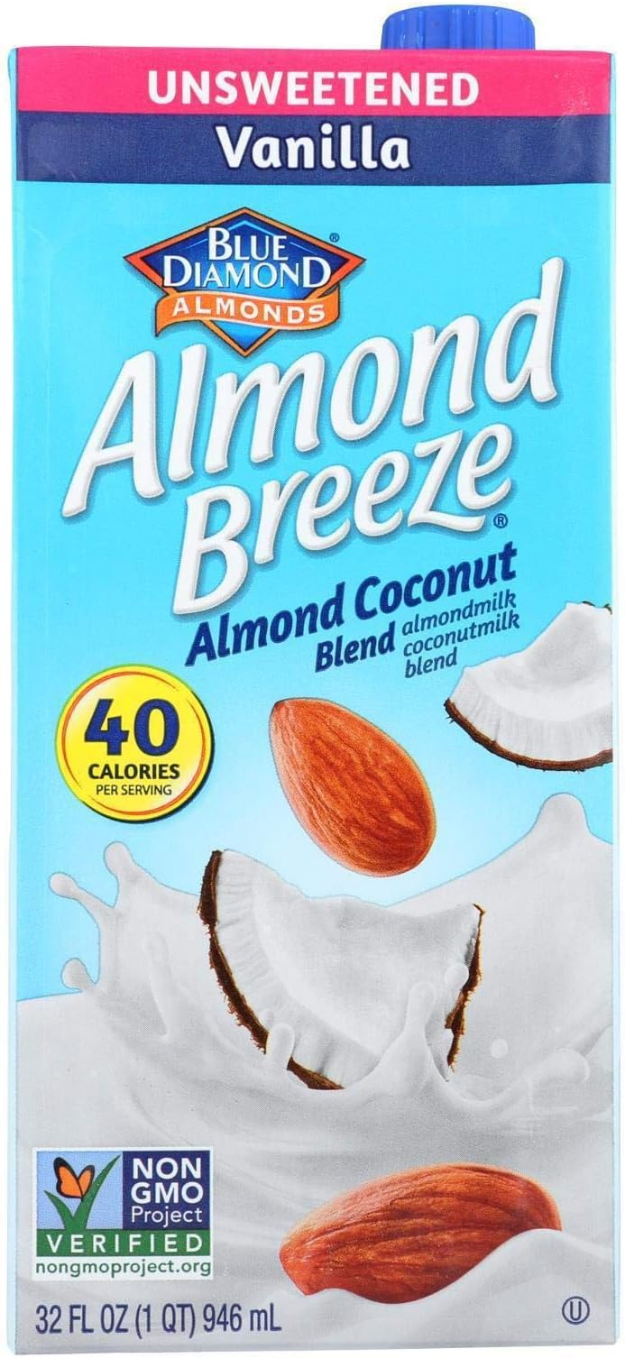 Amazon.com: Blue Diamond Dairy, Almond Milk Original Unsweetened, 32 Fl ...