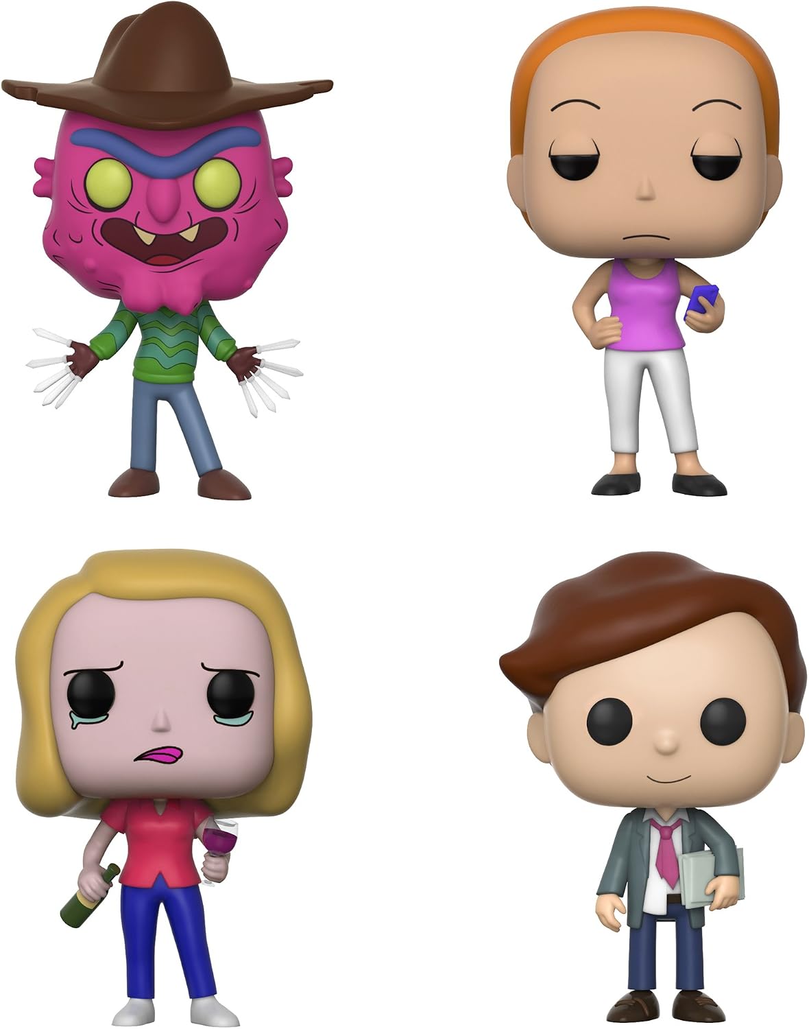 Amazon.com: Funko 226 Animation: Pop! Rick & Morty Collectors Set ...