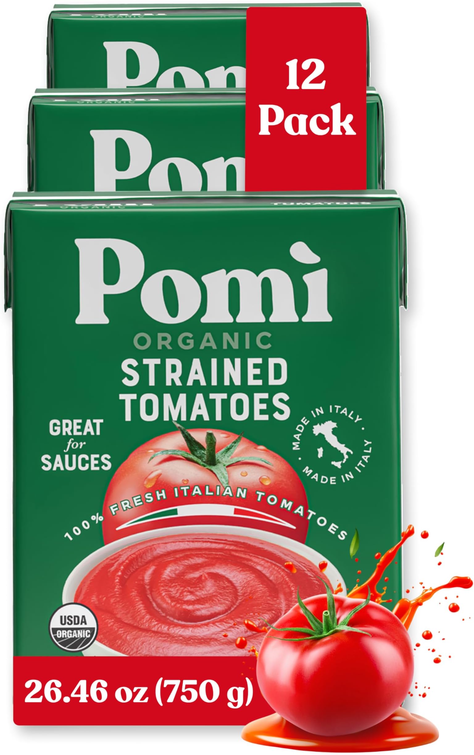 Amazon.com : Bionaturae Organic Strained Tomatoes - 24 fl oz : Grocery ...