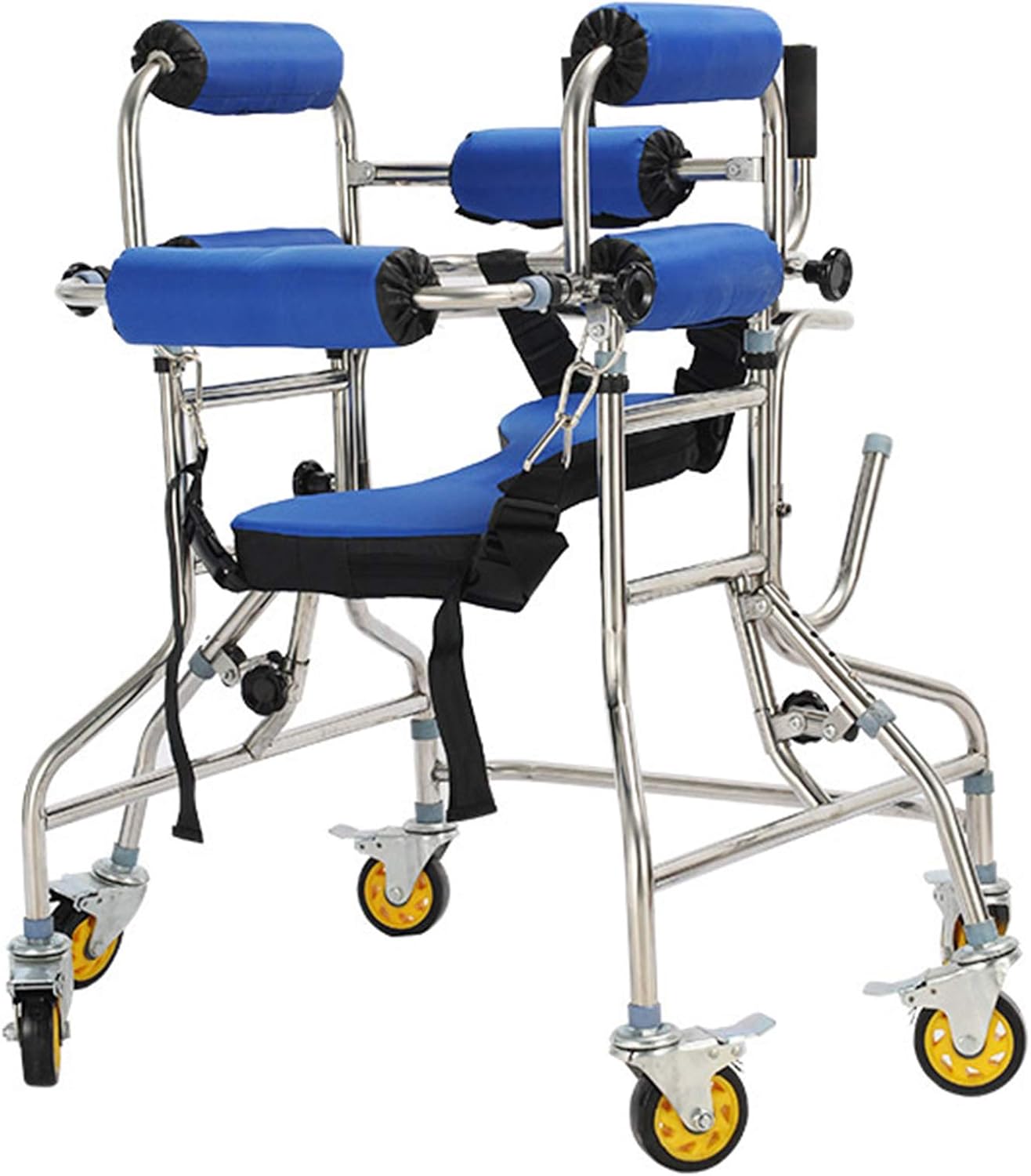 Walking Frame with Wheels for Kids,Rollator Walkers with 6 Wheels and ...