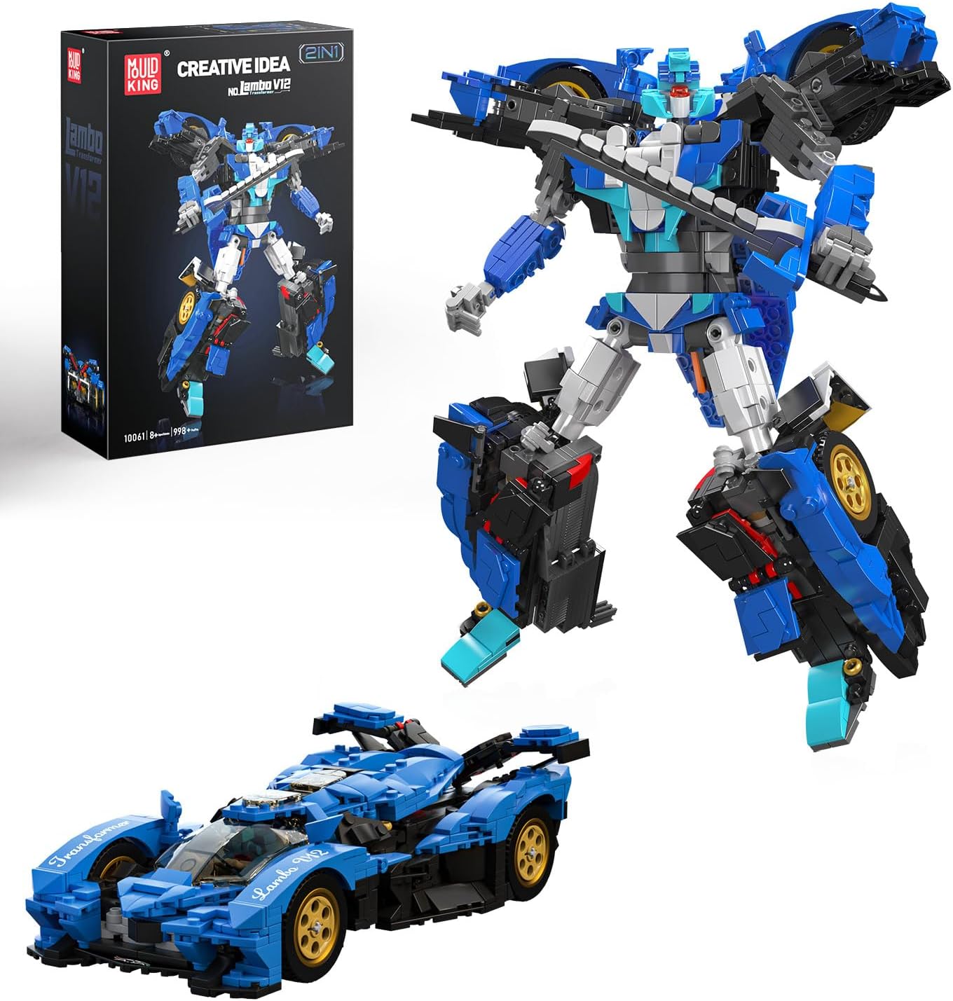 Mould King Juego de juguetes de construcción de robot STEM, robot ...