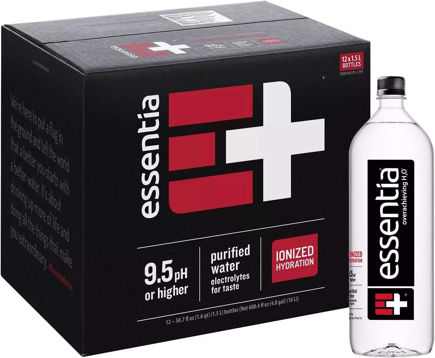 Amazon.com: Essentia Water; 1.5-Liter Bottle; Ionized and Alkaline ...