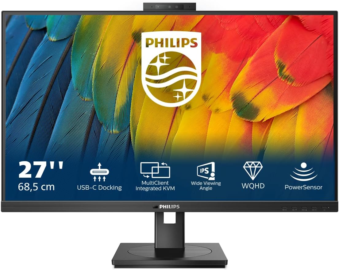 PHILIPS 27B1U5601H - 27 Inch Qhd Monitor, 75Hz, 4Ms, Ips, Usb-C 100W ...