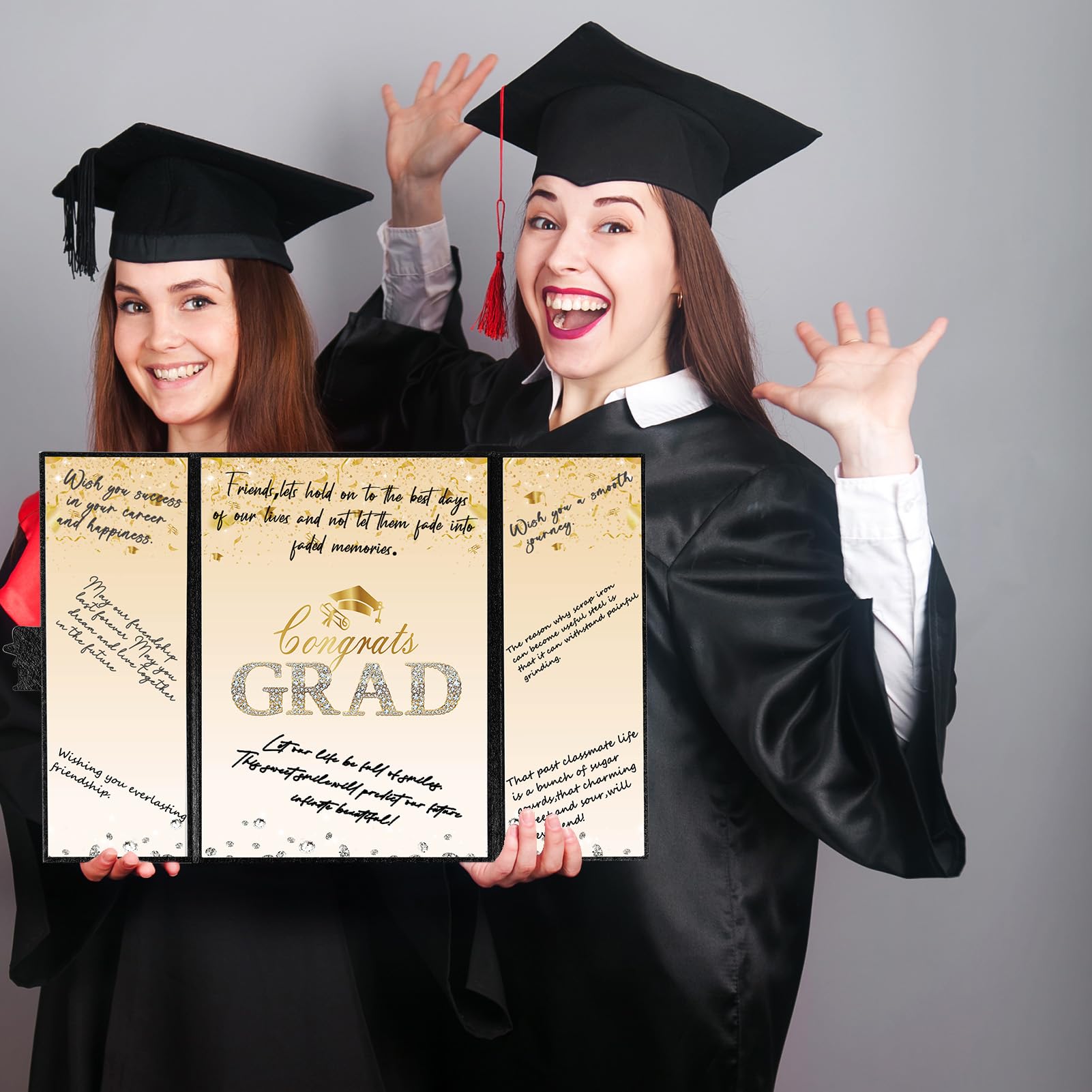 Snapklik.com : Black And Gold Graduation Decorations Class Of 2025 ...