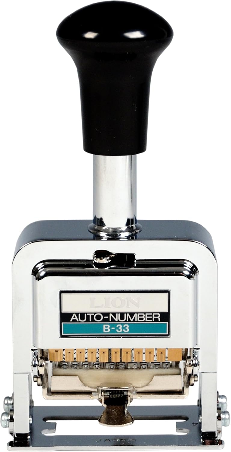 Lion Pro-Line Heavy Duty Dual Function Automatic Numbering and Dating ...