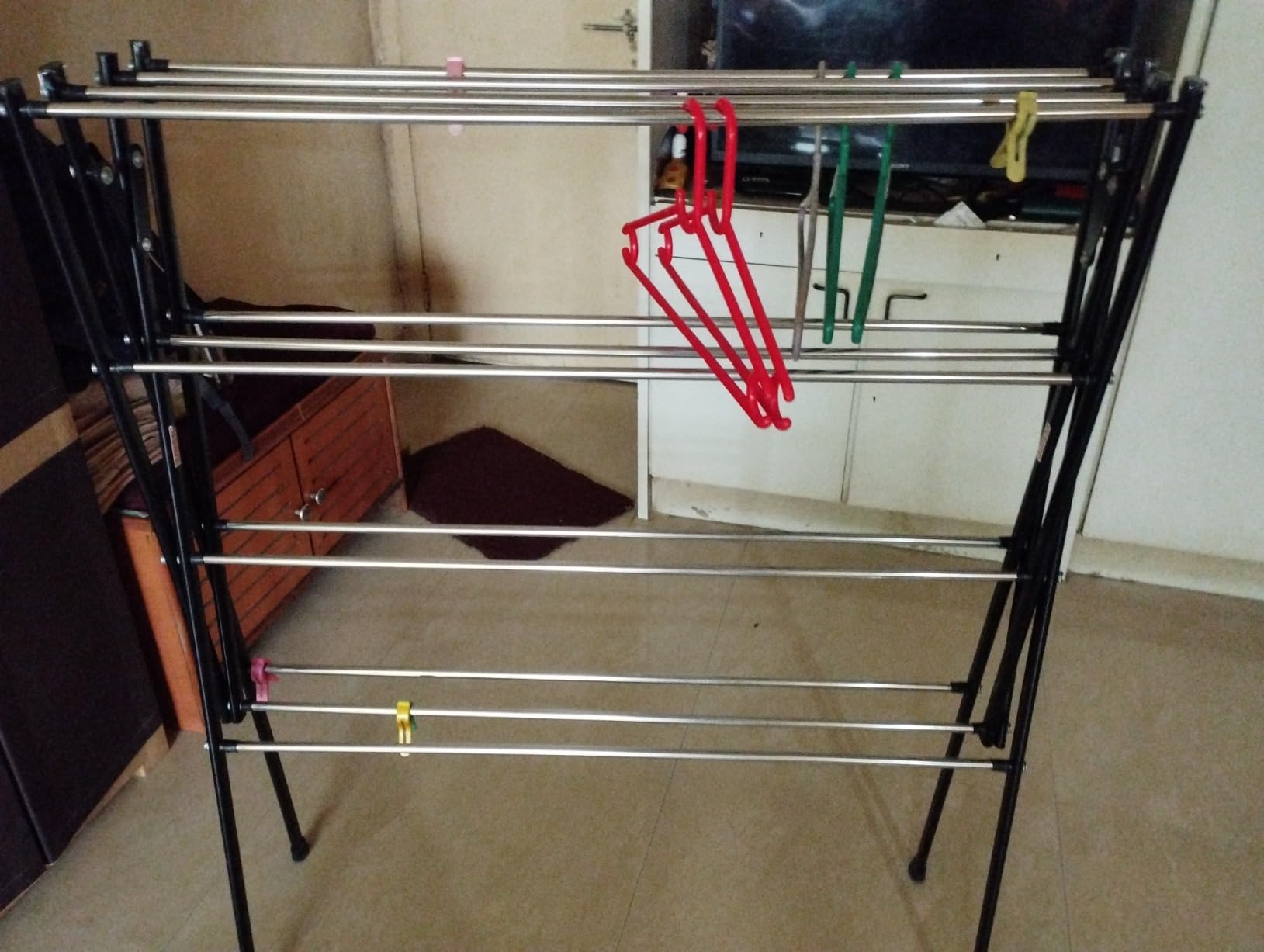 DRY LINE Basic - Folding Cloth Drying Stand/Cloth Dryer Stand with ...