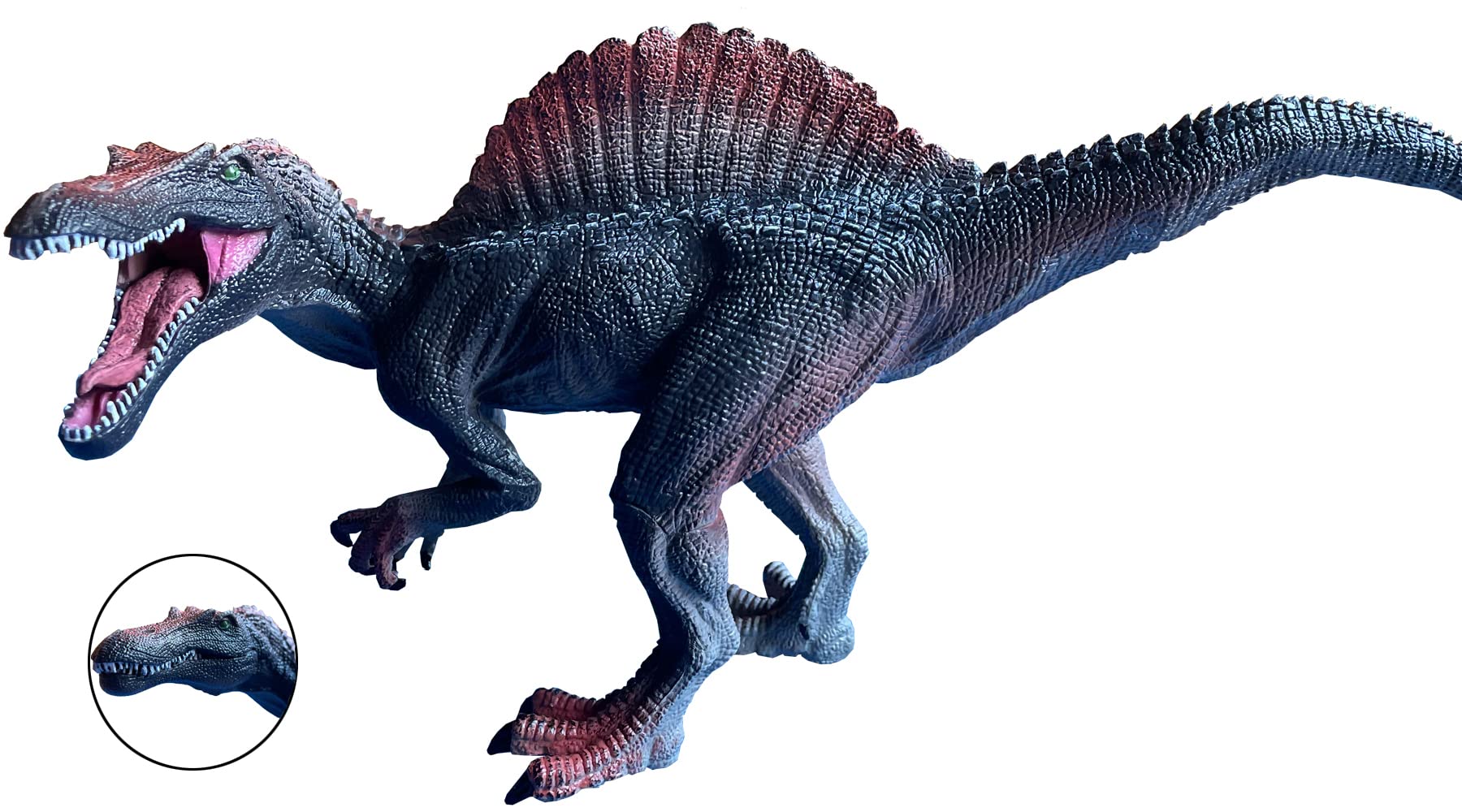12 Inch Large Spinosaurus Dinosaur Toy Realistic Jurassic Spinosaurus ...