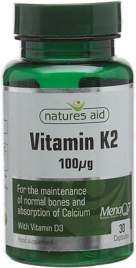 Natures Aid Vitamin K2 Capsules - Pack of 30 : Amazon.co.uk: Health ...