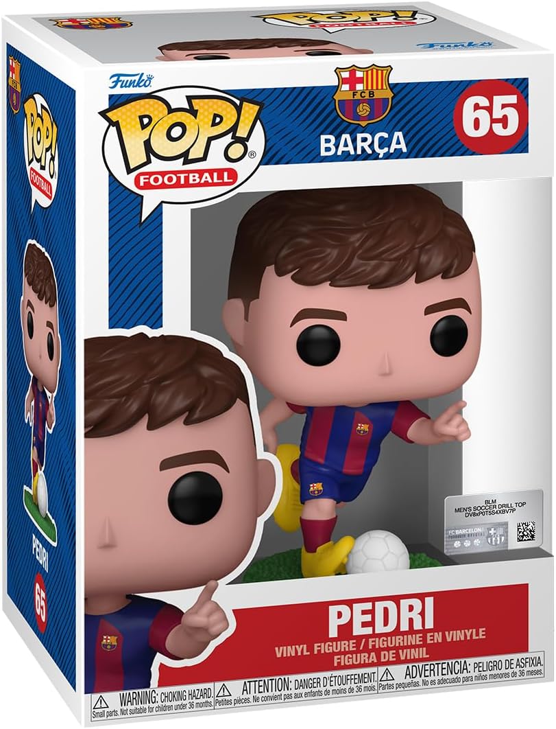 Amazon.com: Funko POP! Football: Barcelona - Pedri Lopez - Barcelona FC ...