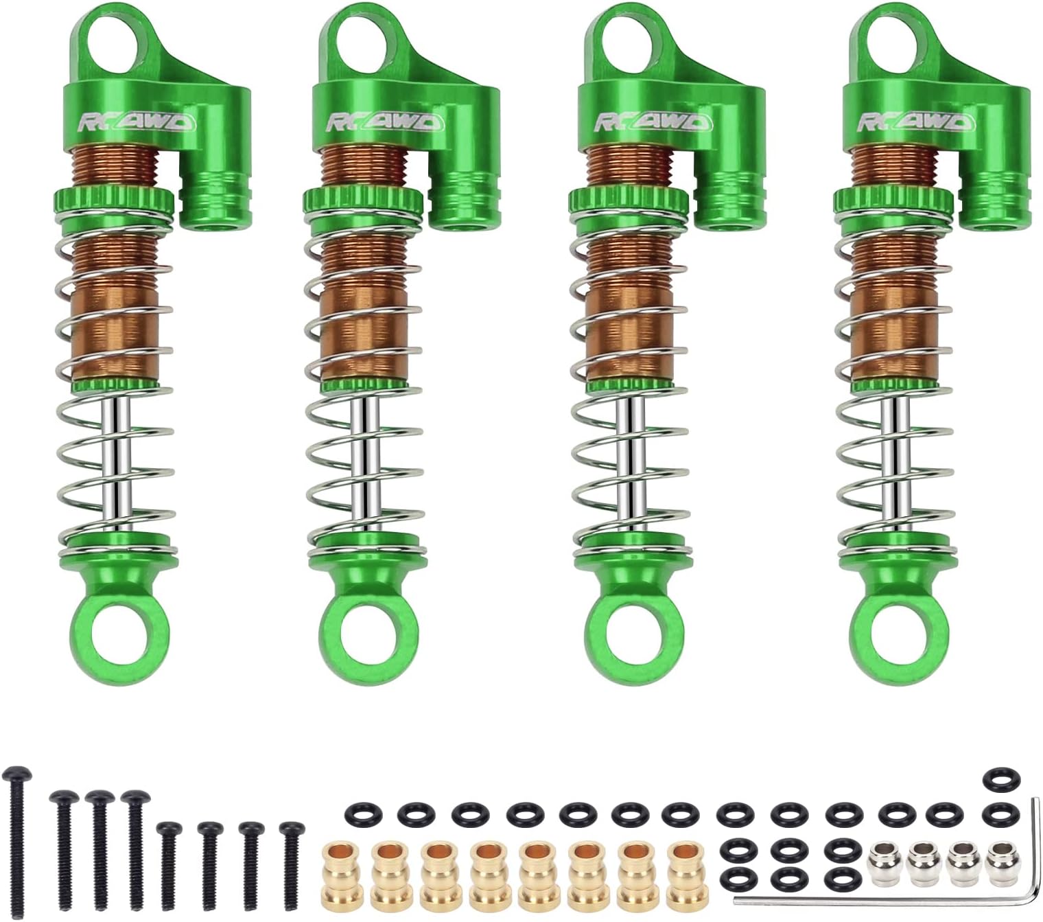 Amazon.com: OGRC 52mm Shocks Absorber Oil Threaded Damper Aluminum ...