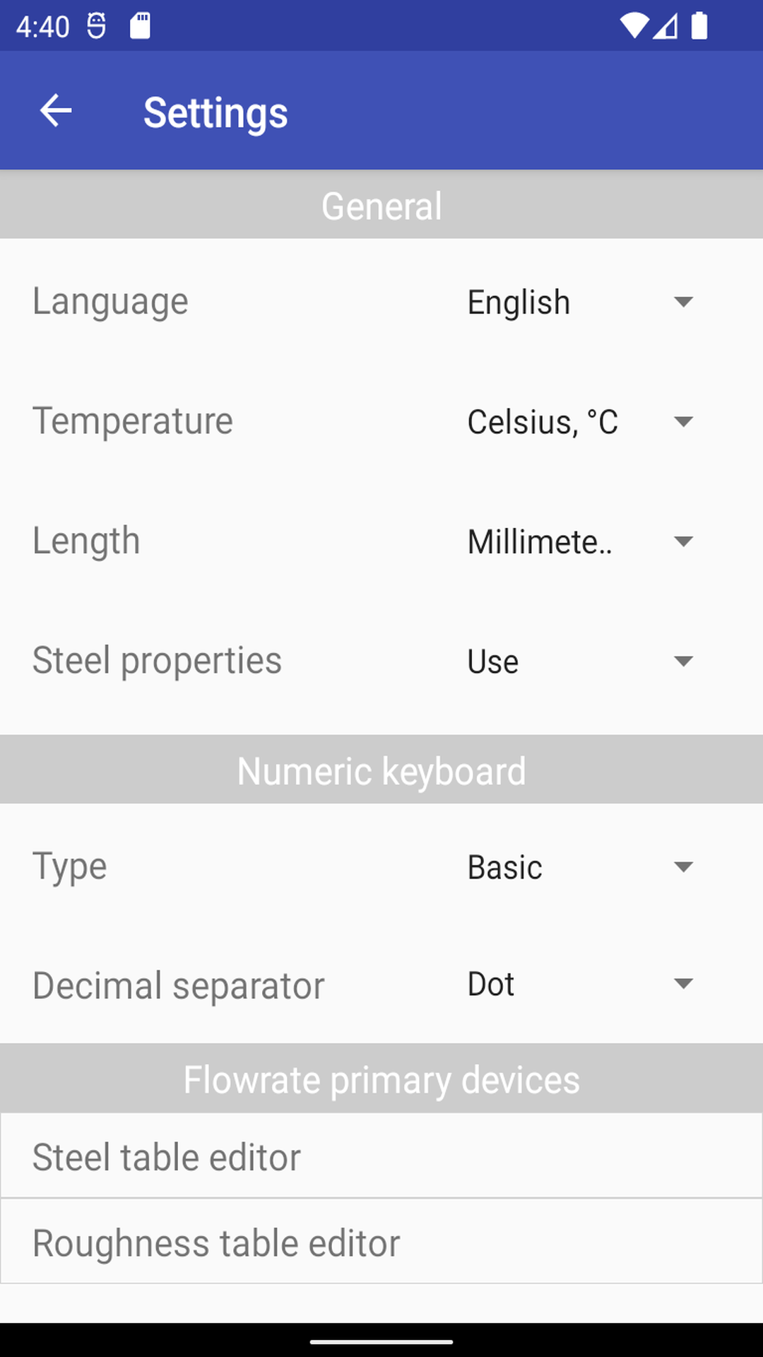 ISO-5167 Flowrate Calculations - App on Amazon Appstore
