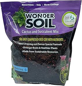 Amazon.com : WONDER SOIL | Organic Cactus & Succulent Soil (12 Quarts ...