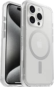 Amazon.com: OtterBox iPhone 15 Pro (Only) Symmetry Series Clear Case - (Clear), Snaps to MagSafe ...